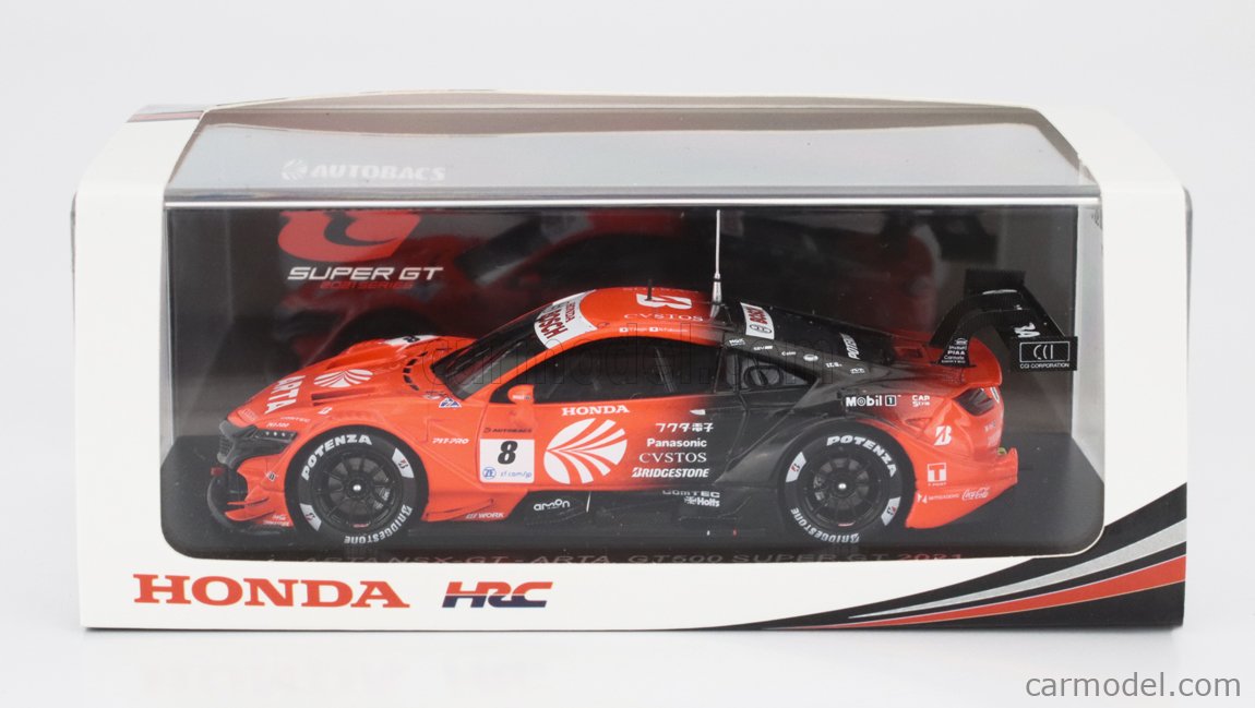 SPARK-MODEL SGT122 Scale 1/43 | HONDA NSX GT TEAM ARTA RACING N 8 GT500 ...