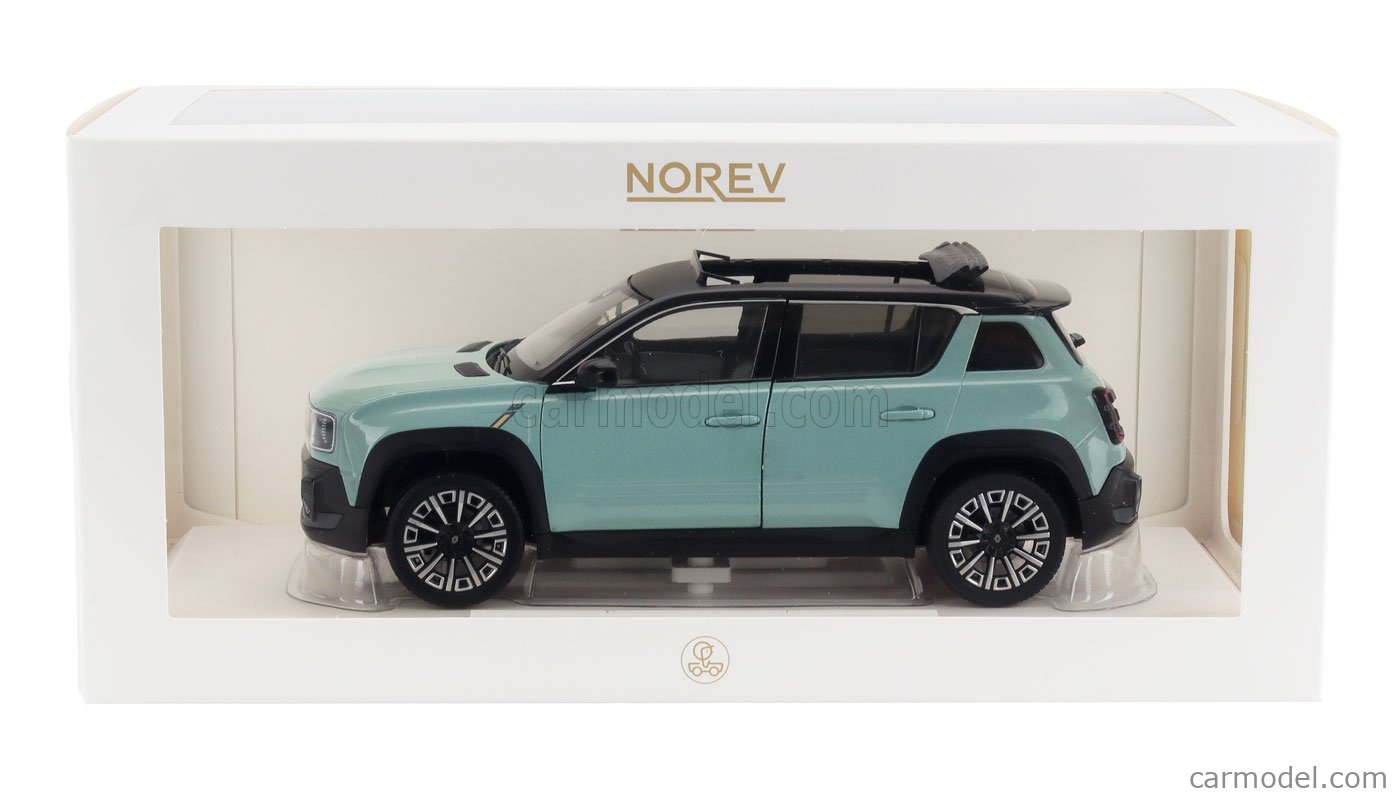 NOREV 185520 Scale 1/18 | RENAULT R4 E-TECH 100% OPEN ROOF 2025 LIGHT GREEN