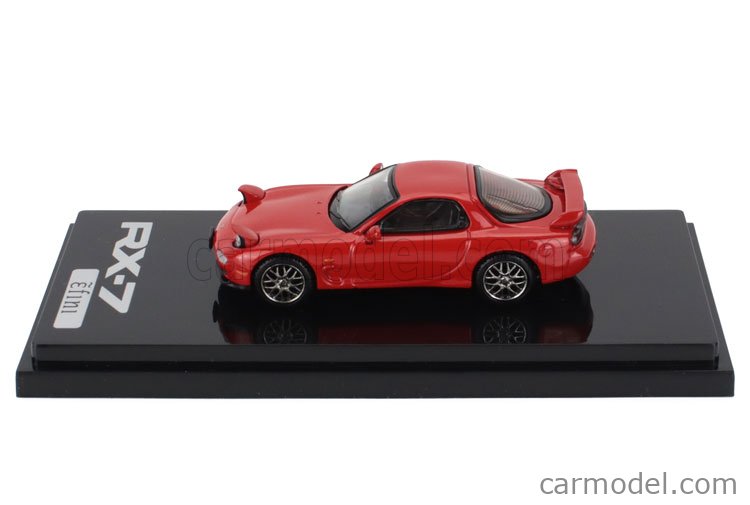 IGNITION-MODEL HJ644007CR Scale 1/64 | MAZDA EFINI RX-7 (FD3S) TYPE RS CUSTOM COUPE 2002 RED
