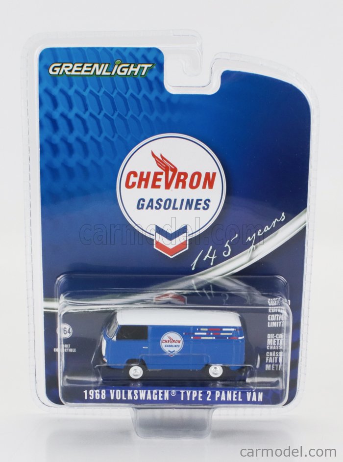 GREENLIGHT 28160B Scale 1/64 | VOLKSWAGEN TYPE 2 PANEL VAN CHEVRON 1968 ...