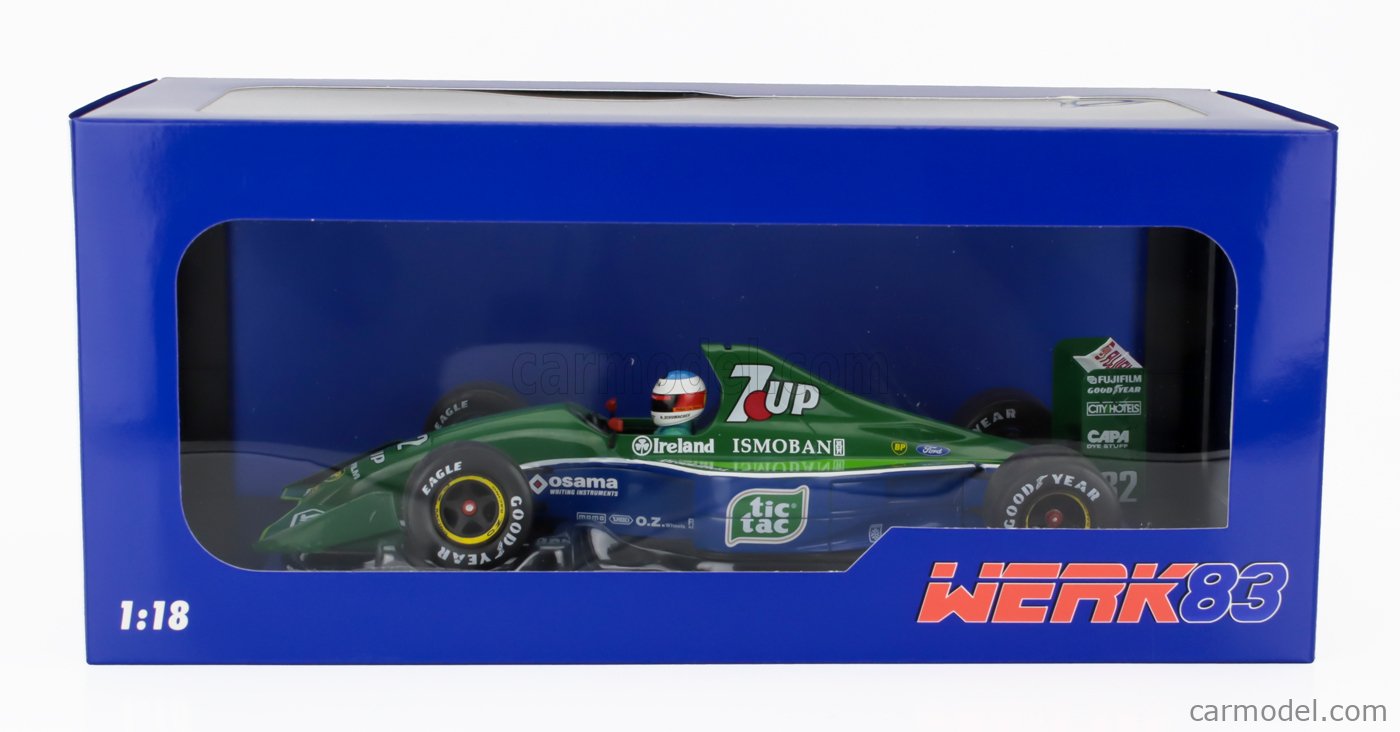 WERK83 W1802501 Scale 1/18 | JORDAN F1 191 TEAM 7up JORDAN N 32 FIRST ...