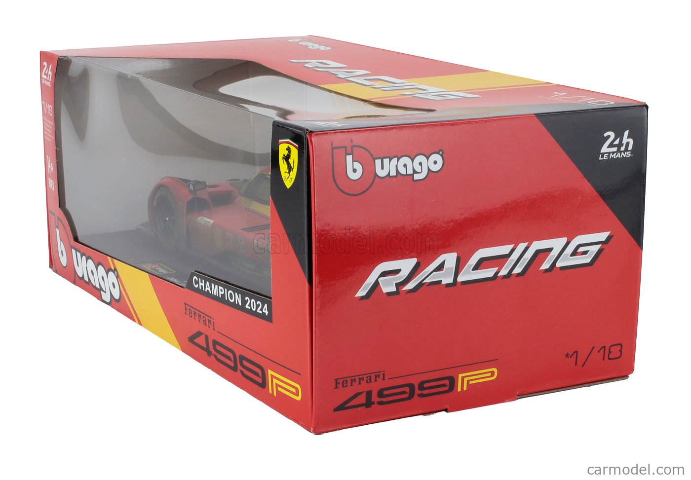 BURAGO 18-16303D Scale 1/18 | FERRARI 499P 3.0L TURBO V6 TEAM FERRARI ...