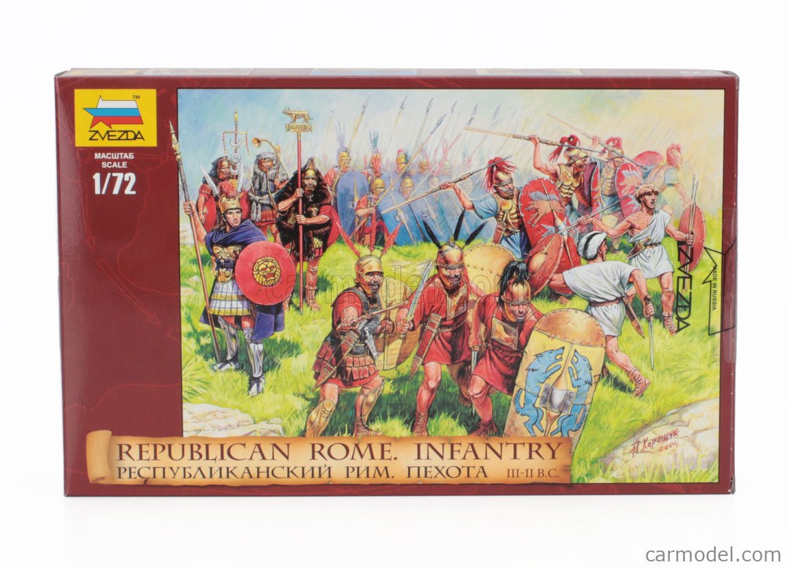 ZVEZDA 8034 Masstab: 1/72 | FIGURES REPUBLICAN ROME INFANTRY