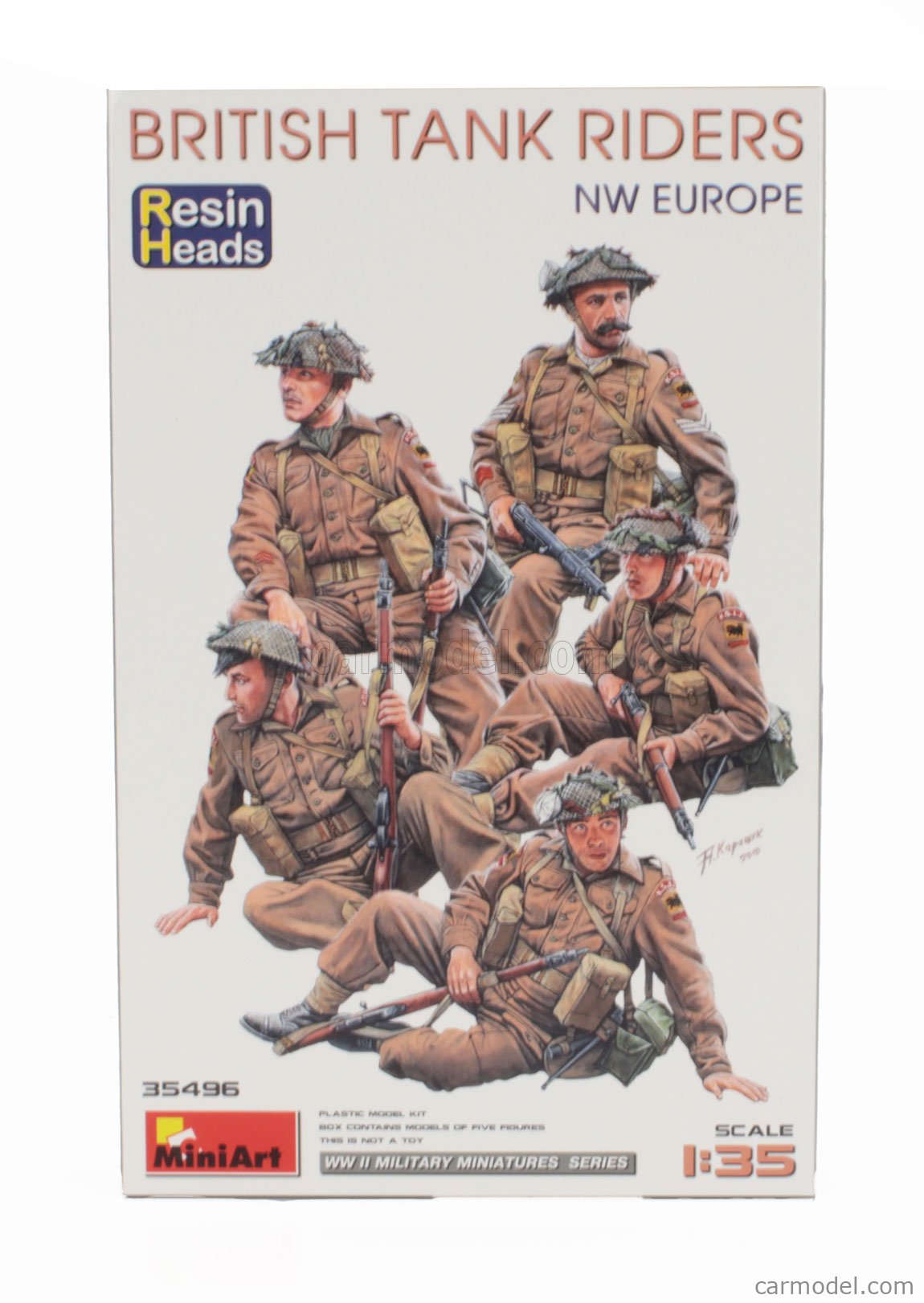 MINIART 35496 Scale 1/35 | FIGURES SOLDIER MILITARY BRITISH TANK RIDERS