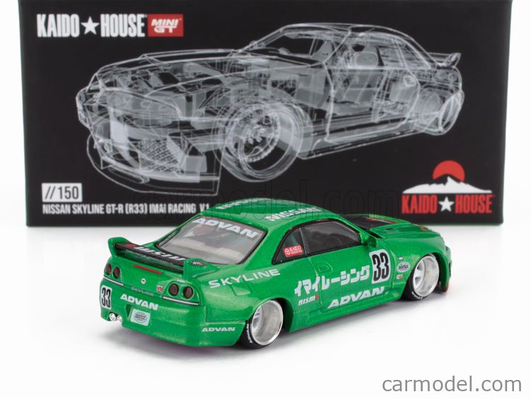 MINI-GT KHMG150 Scale 1/64 | NISSAN SKYLINE GT-R (R33) KAIDO WORKS N 33 ...