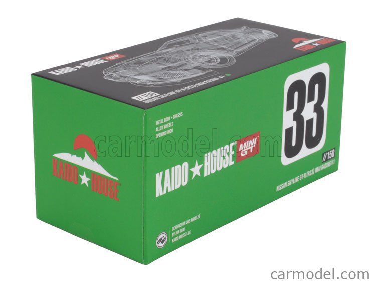 MINI-GT KHMG150 Scale 1/64 | NISSAN SKYLINE GT-R (R33) KAIDO WORKS N 33 ...