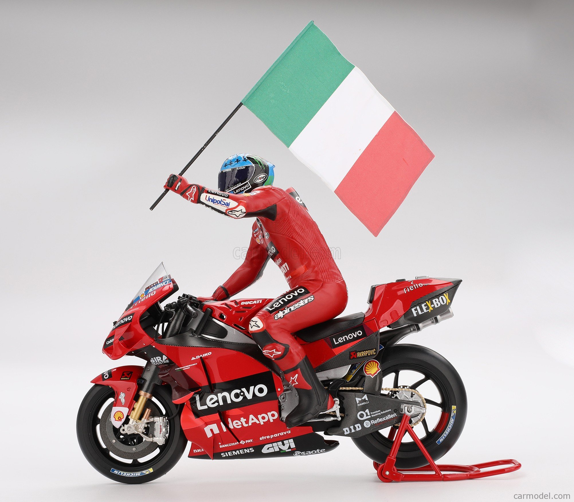 TRUESCALE TSMMC0026 Scale 1/12 | DUCATI DESMOSEDICI GP22 TEAM LENOVO N 63 WORLD CHAMPION WINNER ...