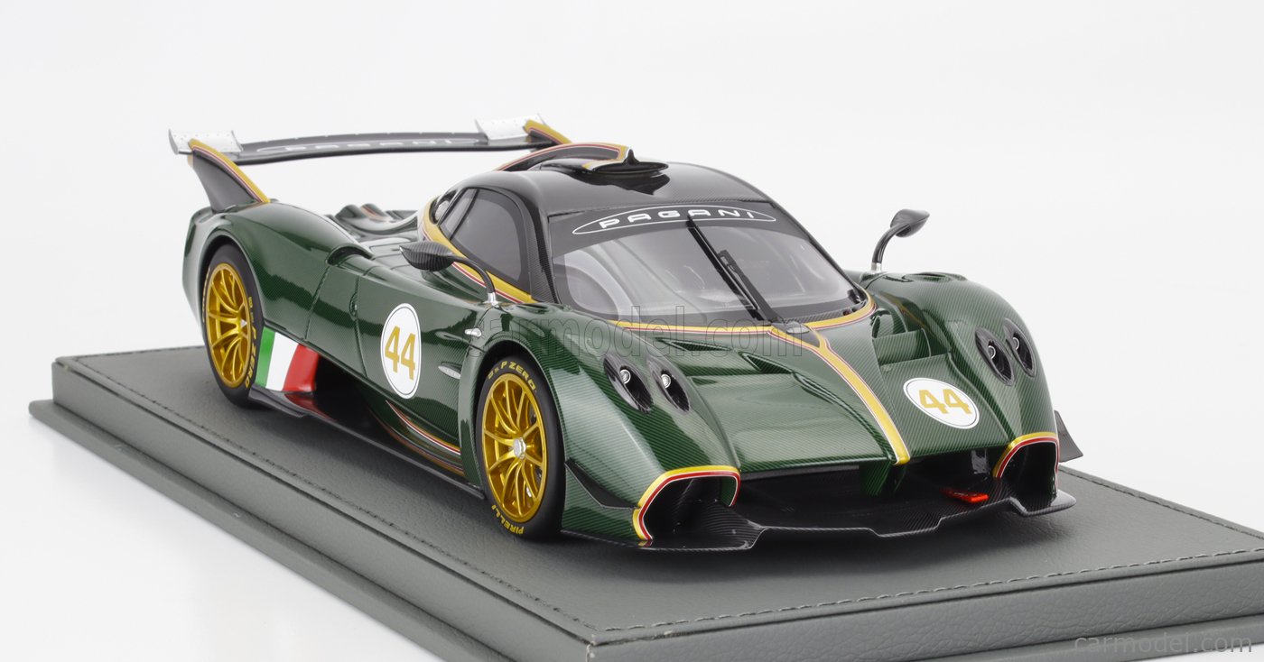 BBR-MODELS P18218G-VET Scale 1/18 | PAGANI HUAYRA R N 44 RACING 2021 ...