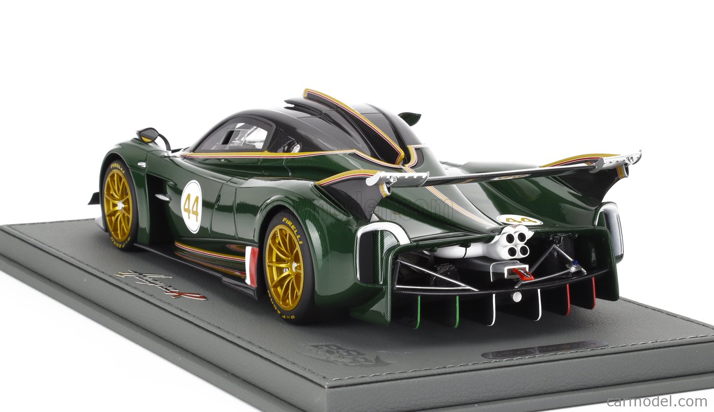 BBR-MODELS P18218G-VET Scale 1/18 | PAGANI HUAYRA R N 44 RACING 2021 ...