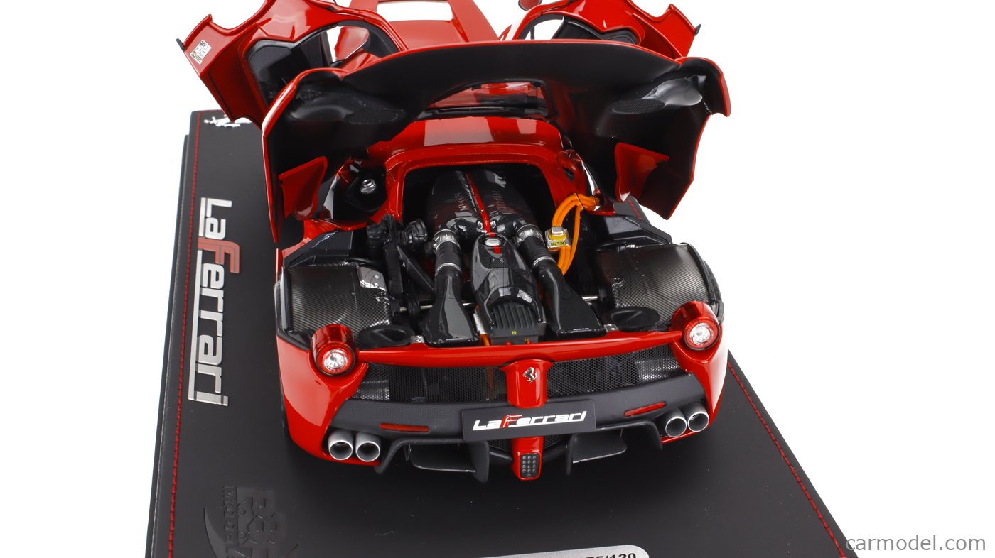 BBR-MODELS BBR182221-8DIE-VET Scale 1/18 | FERRARI LAFERRARI 2013 - BLACK RIMS - CON VETRINA ...