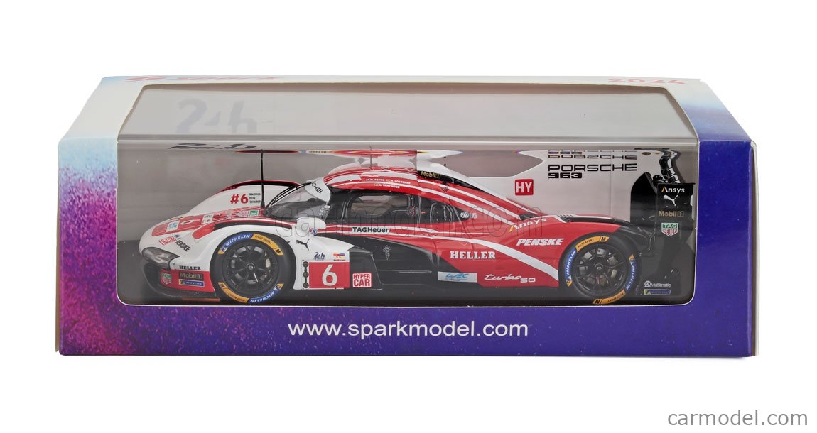SPARK-MODEL S9114 Scale 1/43 | PORSCHE 963 9RD 4.6L TURBO V8 TEAM ...