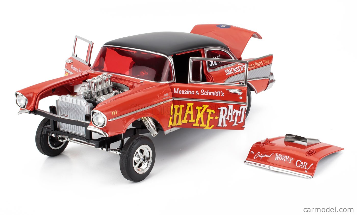 ACME-MODELS A1807018 Scale 1/18 | CHEVROLET BEL AIR GASSER SHAKE RATTLE ...