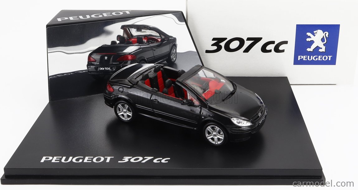 NOREV 473762 Scale 1/43 | PEUGEOT 307 CC CABRIOLET COUPE 2005 BLACK