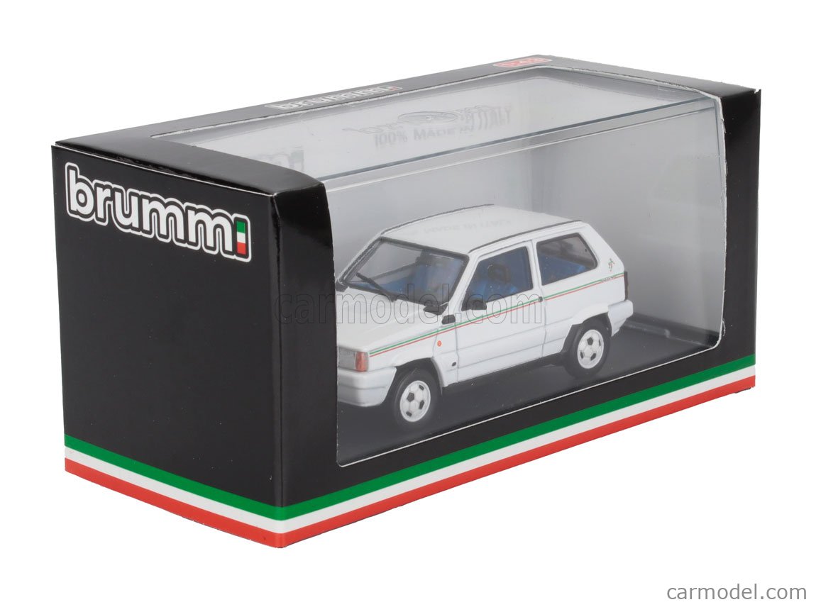 BRUMM R672 Scale 1/43 | FIAT PANDA 750L ITALIA '90 1986 WHITE
