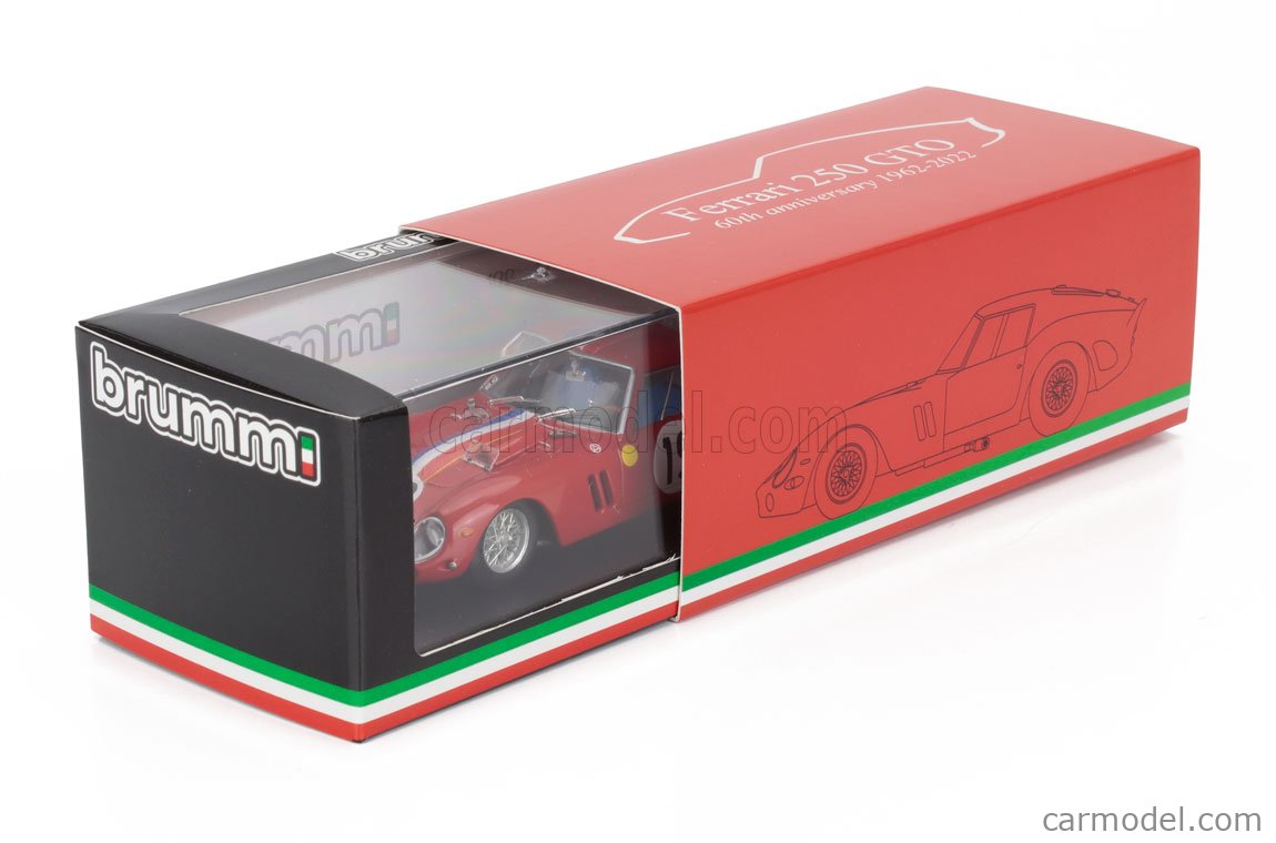 BRUMM R534 Scale 1/43 | FERRARI 250 GTO 3.0L V12 COUPE TEAM PIERRE ...