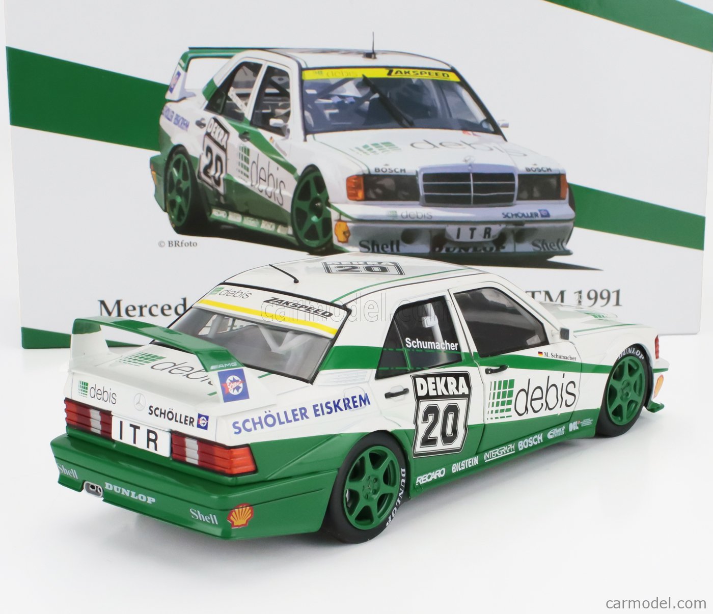 WERK83 191015 Scala 1/18 | MERCEDES BENZ DAMAGE CARD BOX - 190E EVO2 ...