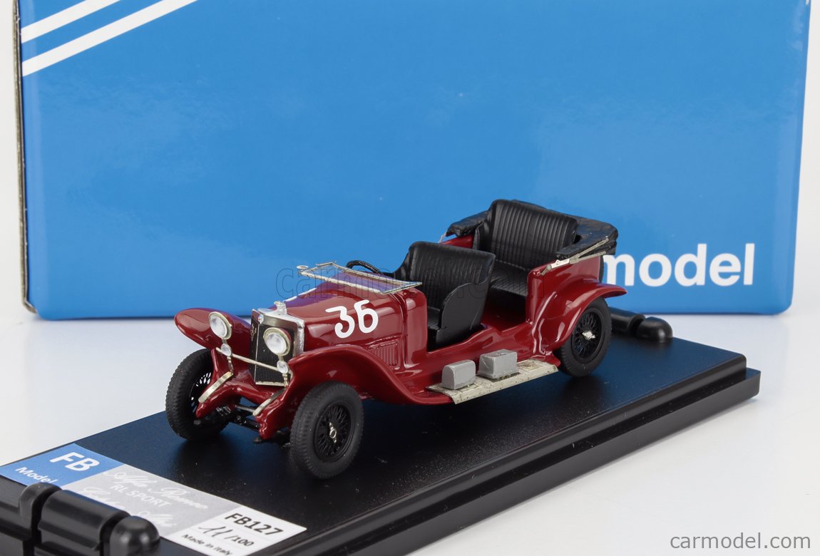 FB-MODEL FB127A Echelle 1/43 | ALFA ROMEO RM SPORT ZAGATO N 36 COPPA ...