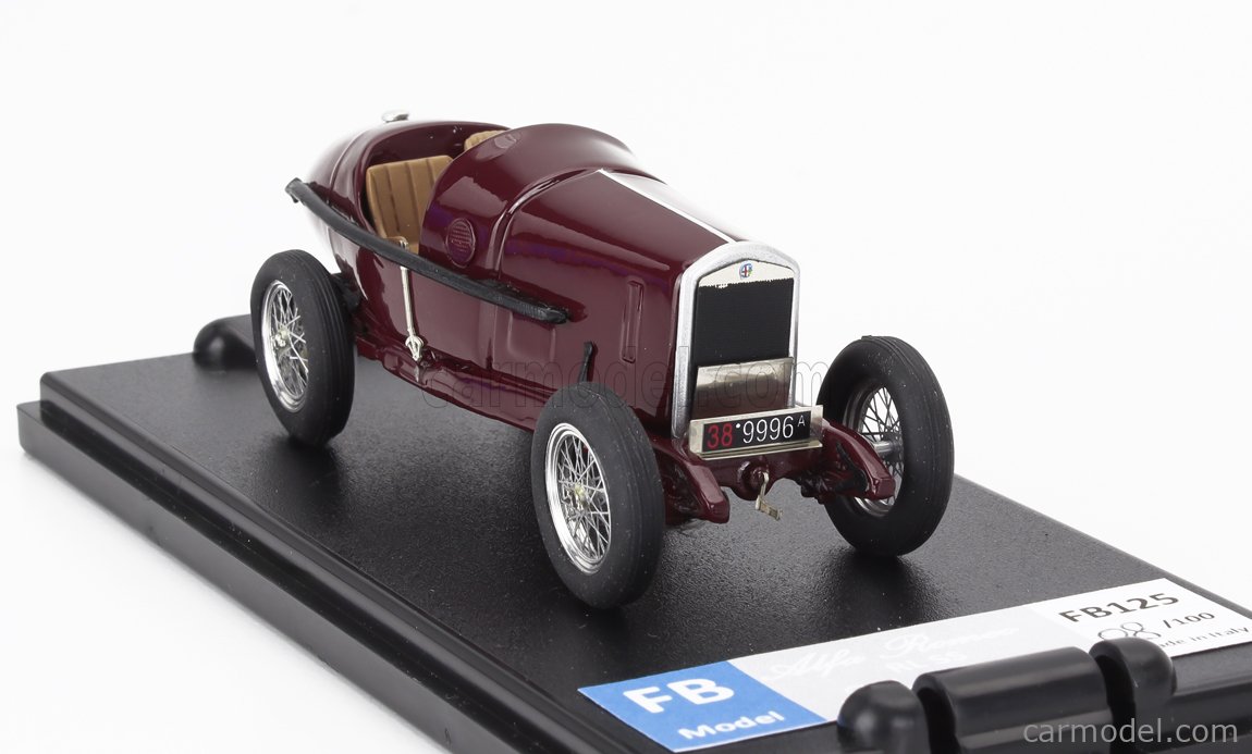 FB-MODEL FB125A Scale 1/43 | ALFA ROMEO RL SPORT TIPO ES AERODINAMICO ...