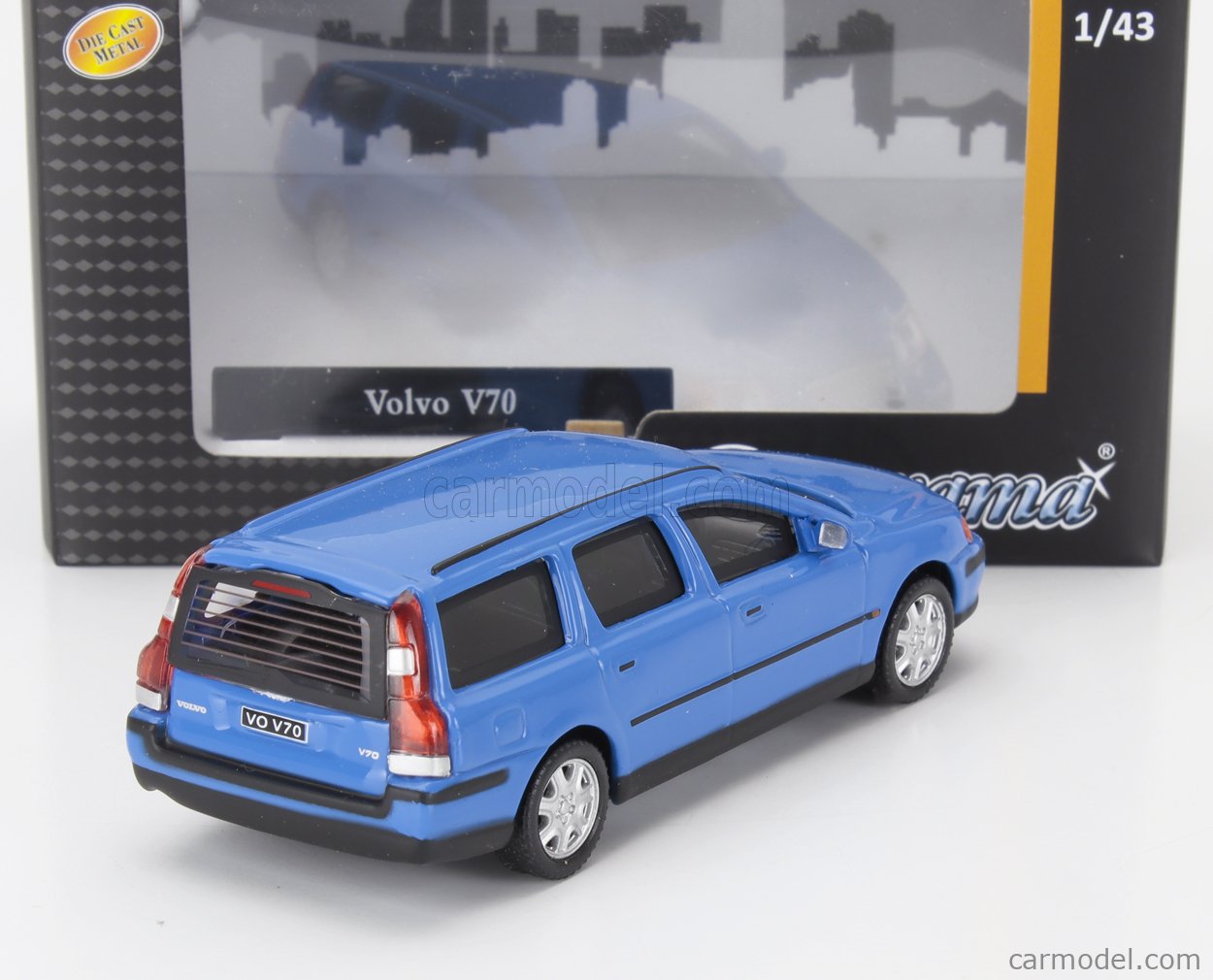 HONGWELL 40370-40341 Scale 1/43 | VOLVO V70 SW STATION WAGON 2008 BLUE