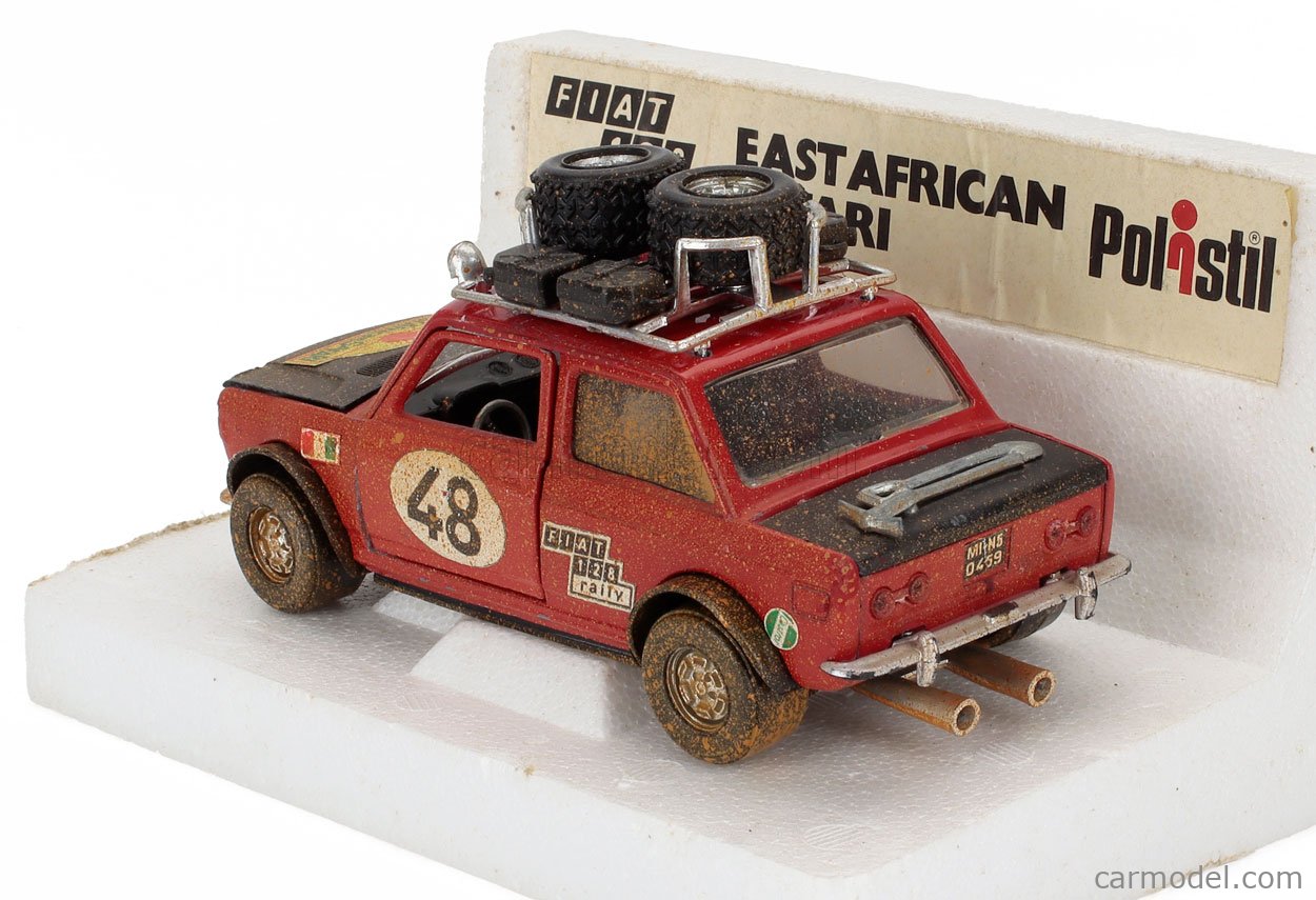 POLITOYS POLISTIL S16 Scale 1/25 | FIAT 128 N 48 RALLY EAST AFRICAN ...