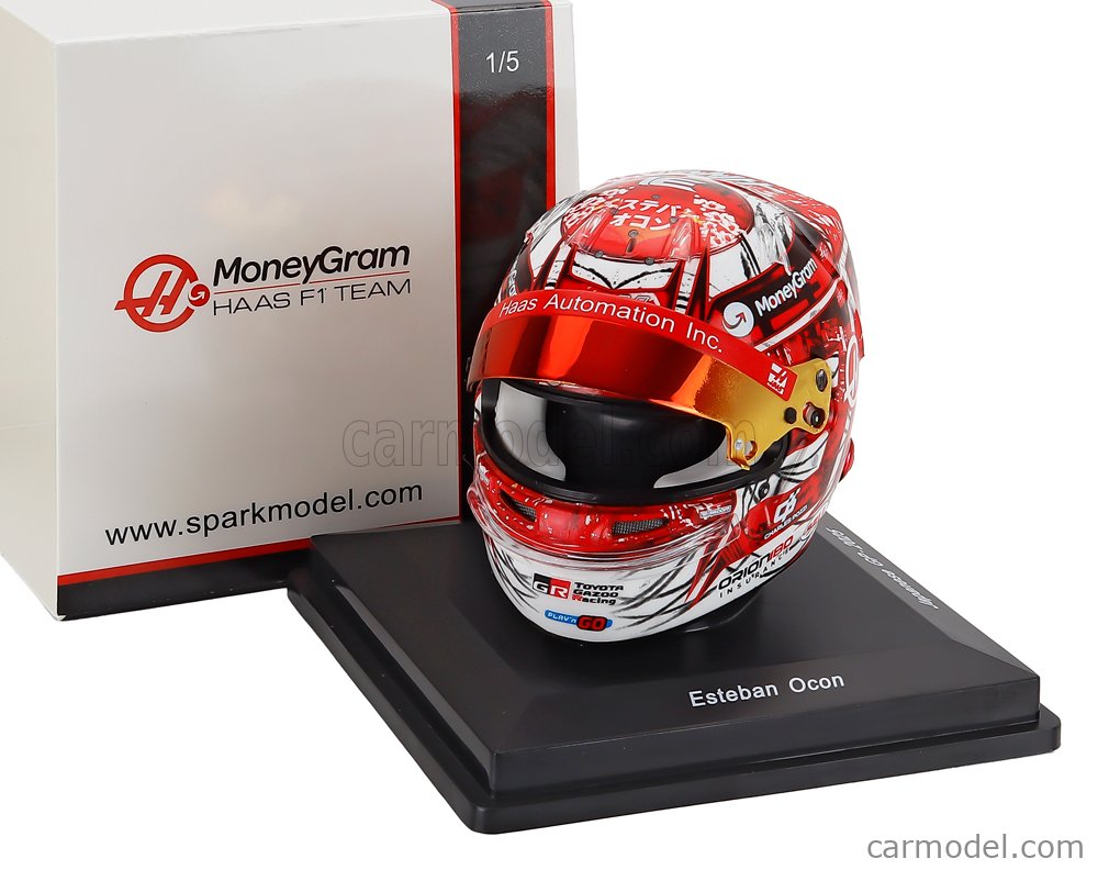 SPARK-MODEL 5HF203 Scale 1/5 | BELL HELMET CASCO HELMET F1 ESTEBAN OCON ...