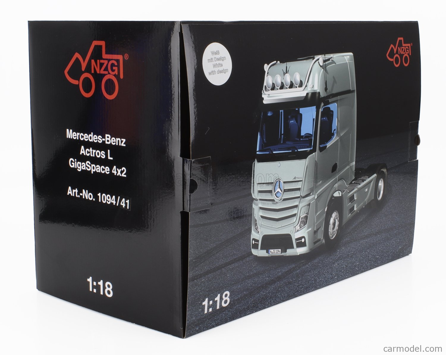 NZG 1094/41 Scale 1/18 | MERCEDES BENZ ACTROS L 1863 GIGASPACE 4x2 ...