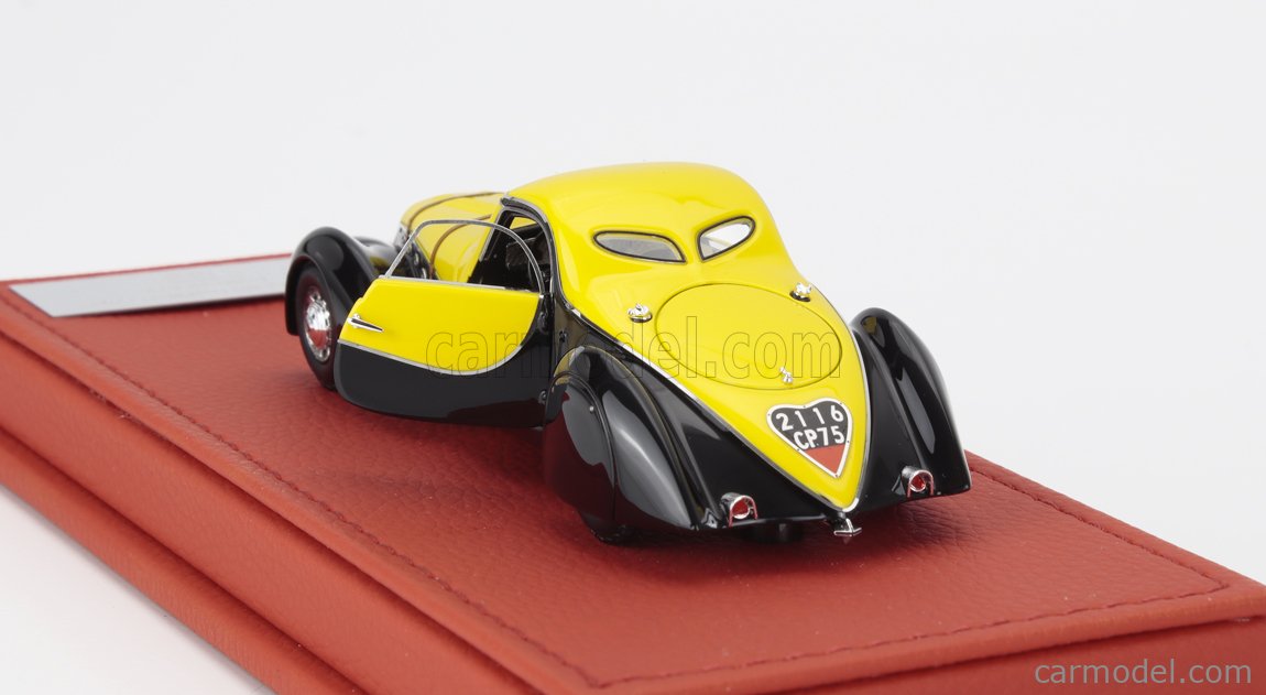 EVRAT EVR252 Echelle 1/43 | PEUGEOT 402 DARL MAT COUPE 1938 YELLOW BLACK