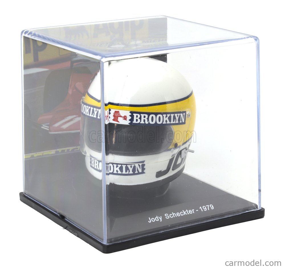 EDICOLA HELFE19 Echelle 1/5 | HELMET F1 CASCO HELMET JODY SCHECKTER ...