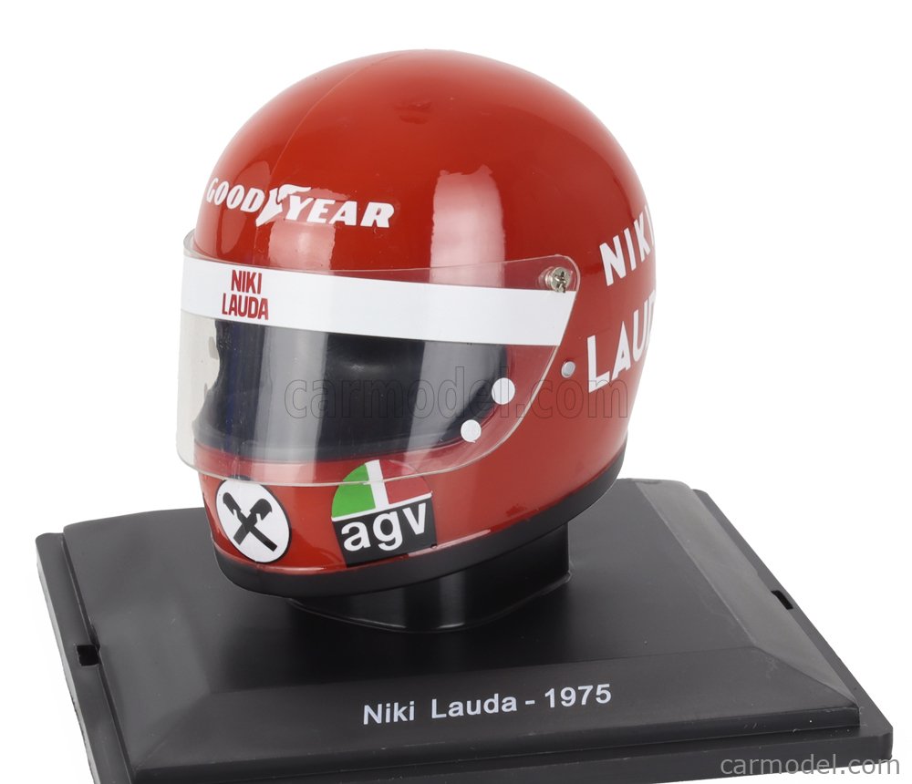 EDICOLA HELFE06 Scale 1/5 | HELMET F1 CASCO HELMET NIKI LAUDA 312T TEAM ...