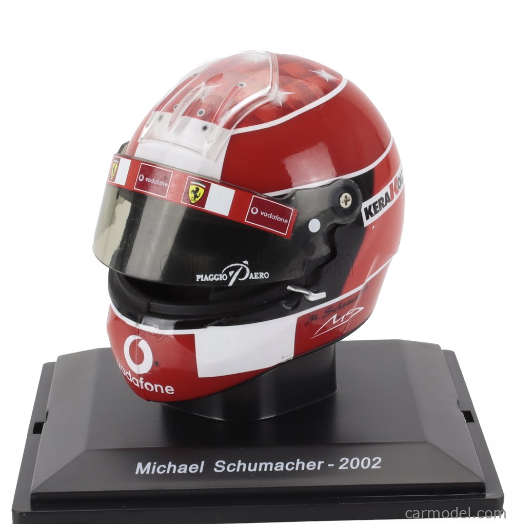 EDICOLA HELFE01 Escala 1/5 | HELMET F1 CASCO HELMET MICHAEL SCHUMACHER ...
