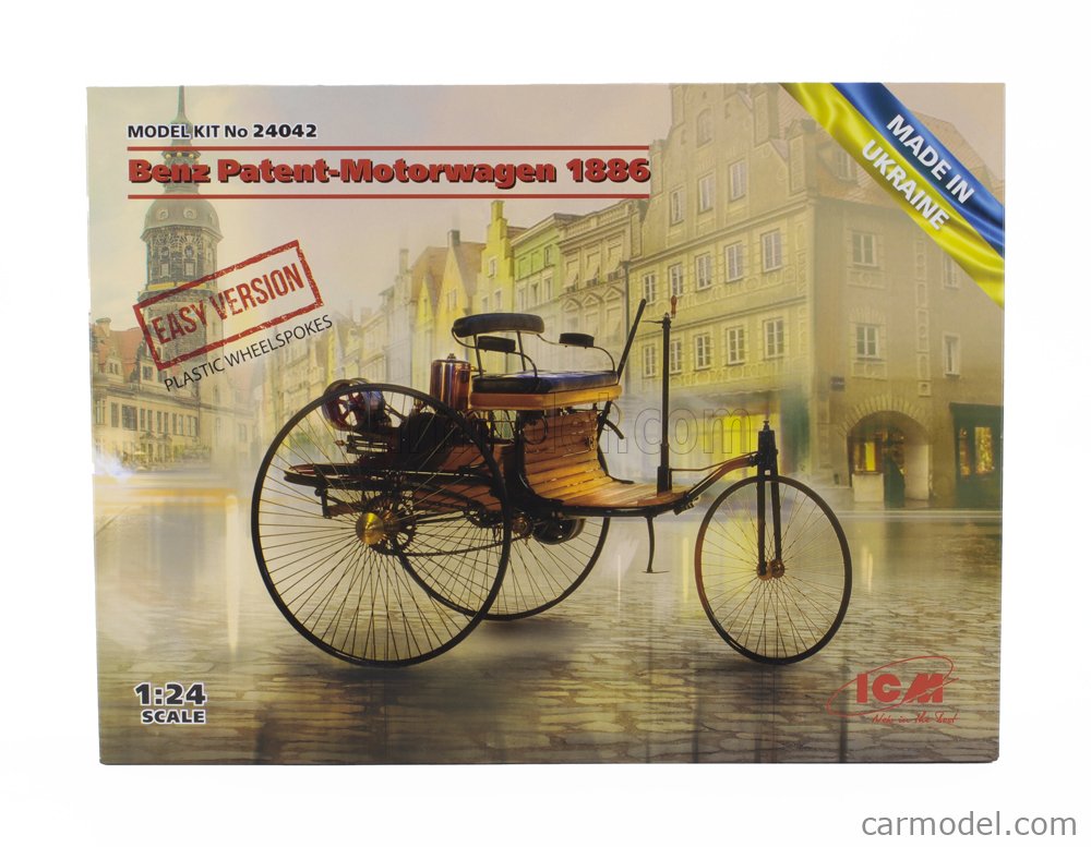 ICM-MODEL ICM24042 Scale 1/24 | MERCEDES BENZ BENZ PATENT MOTORWAGEN 1886