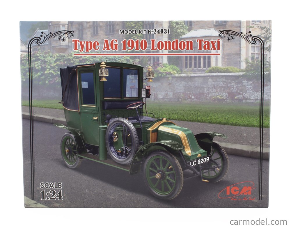 ICM-MODEL ICM24031 Scale 1/24 | RENAULT TYPE AG TAXI LONDON 1910