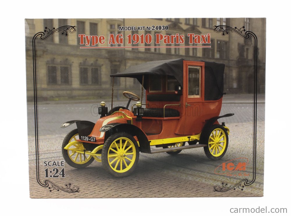 ICM-MODEL ICM24030 Scale 1/24 | RENAULT TYPE AG TAXI PARIS 1910