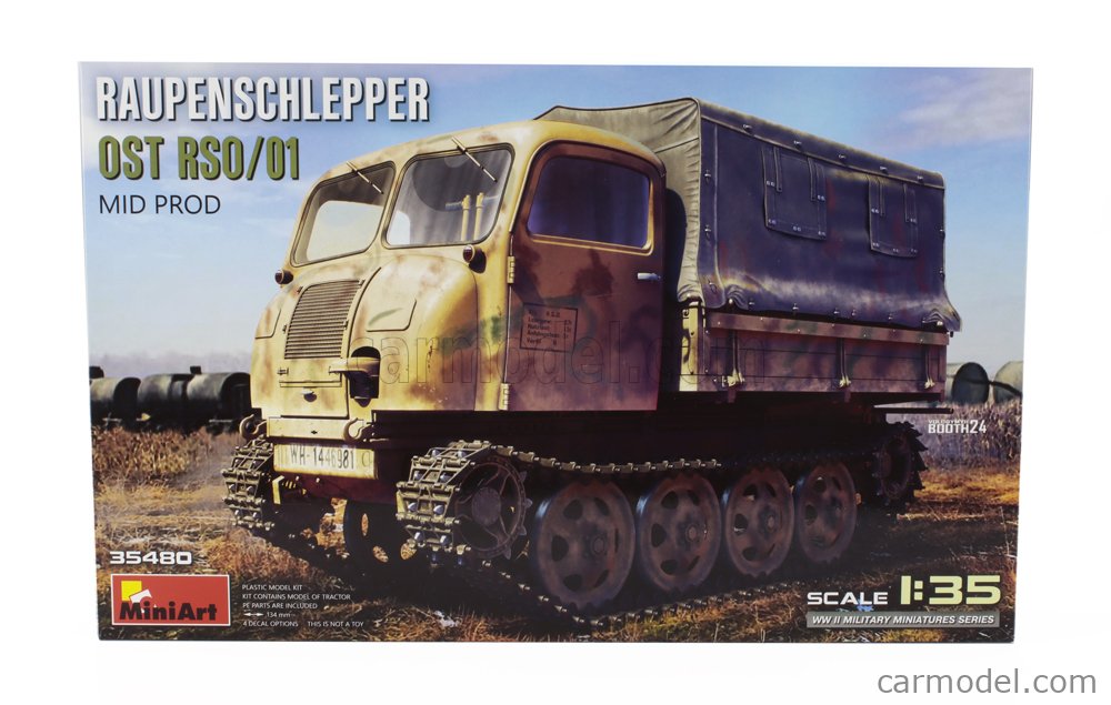 MINIART 35480 Scale 1/35 | STEYR RSO/01 TANK TRUCK MILITARY CINGOLATO