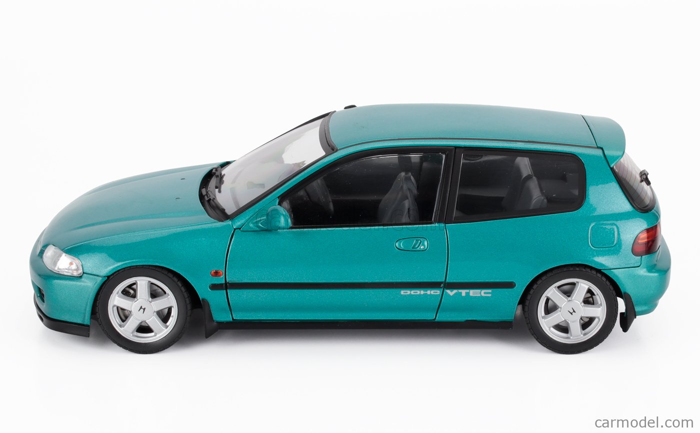 SOLIDO 1810405 Scale 1/18 | HONDA CIVIC (EG6) AZTEC 1991 GREEN MET