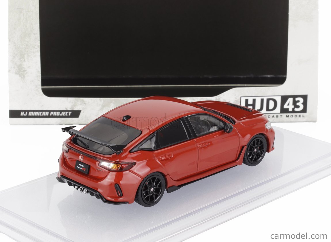 IGNITION-MODEL HJD431001R Scale 1/43 | HONDA CIVIC TYPE-R (FL5) 2020 RED