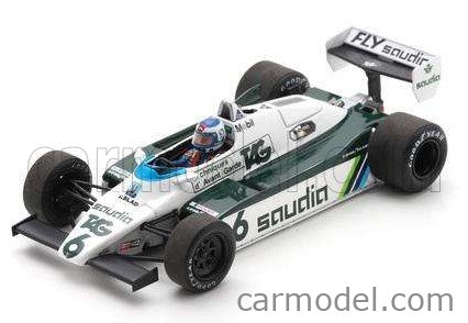 SPARK-MODEL S7498 Scale 1/43 | WILLIAMS F1 FW08 N 6 WORLD CHAMPION ...