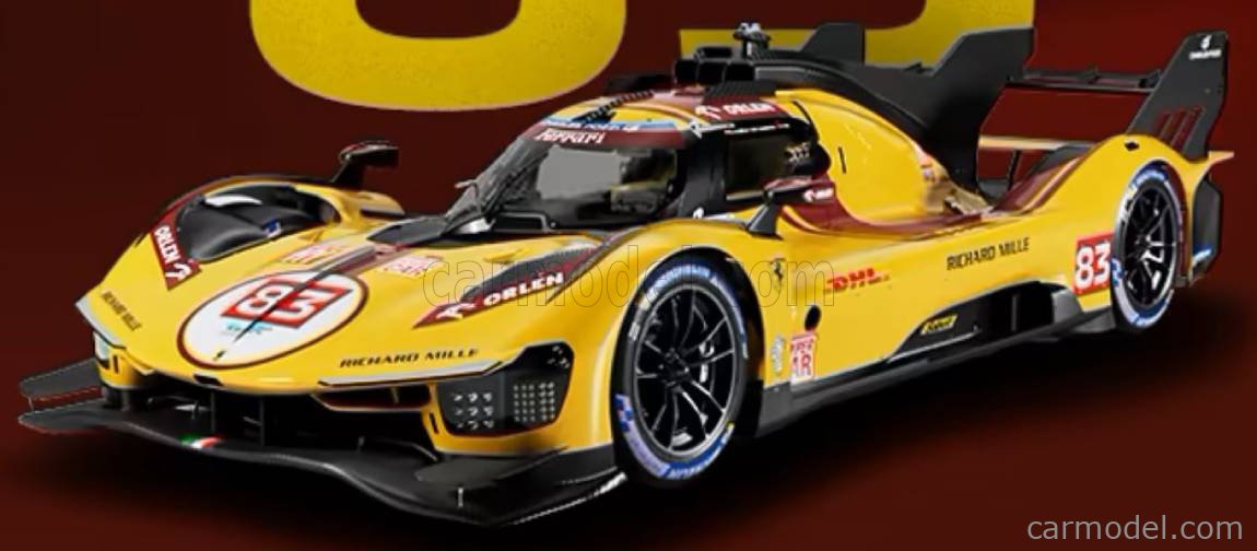 BBR-MODELS BBR1228C Scale 1/12 | FERRARI 499P 3.0L TURBO V6 TEAM AF ...