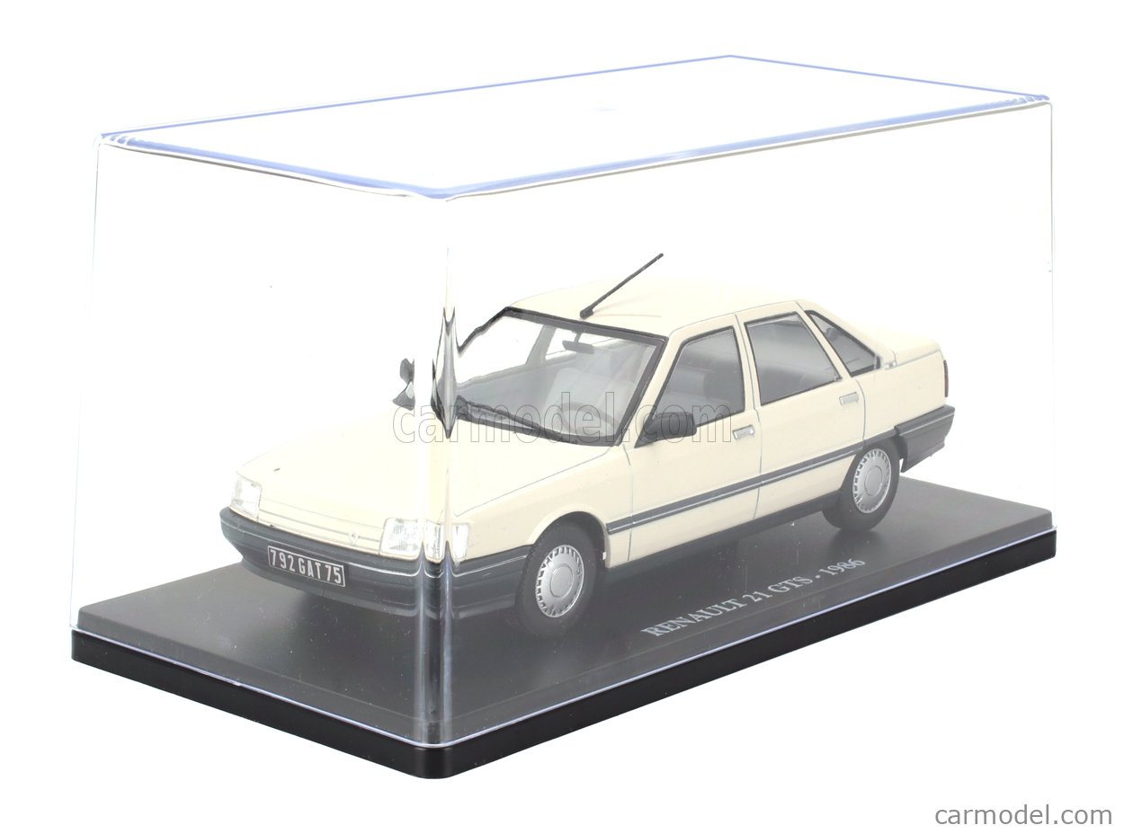 EDICOLA MX5ALA0032 Scale 1/24 | RENAULT R21 GTS 1986 - CON VETRINA - WITH SHOWCASE WHITE