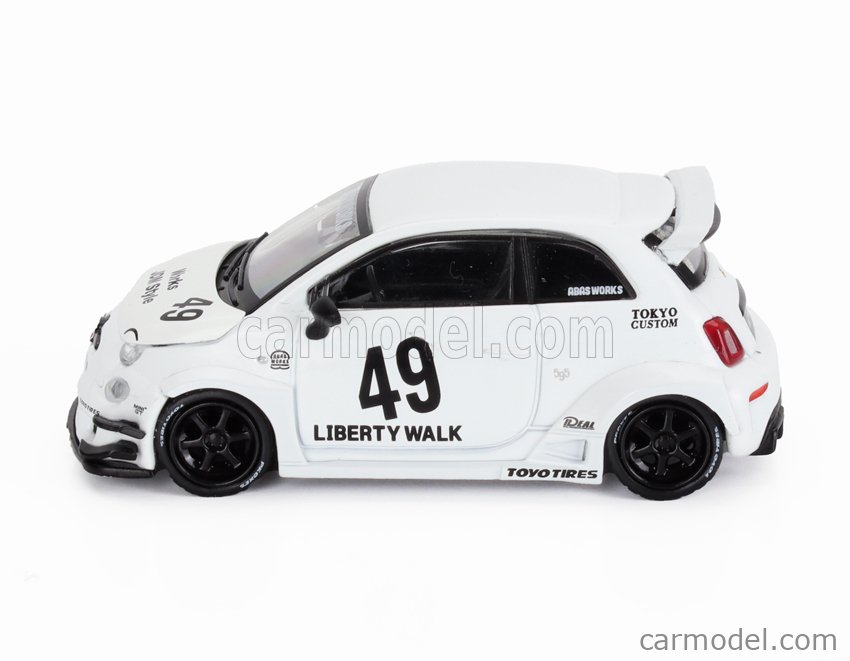 MINI-GT MGT00809-L Scale 1/64 | FIAT 500 ABARTH 595 N 49 LB-WORKS X ...