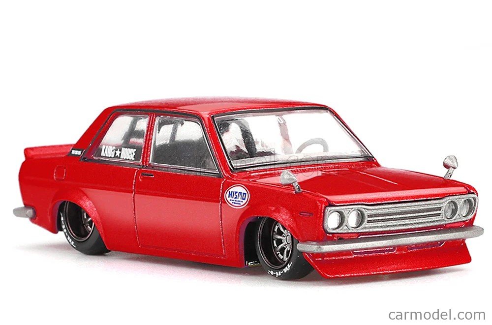 MINI-GT KHMG229 Scale 1/64 | DATSUN 510 STREET NISMO V3 1969 RED