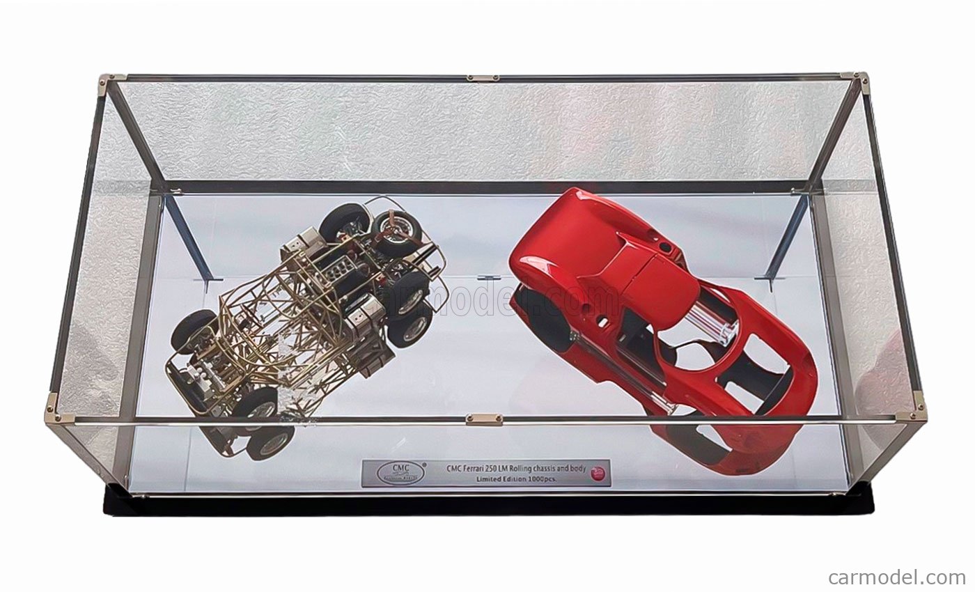 CMC M269 Scale 1/18 | FERRARI 250LM CAR BODY + ROLLING CHASSIS 1963 ...