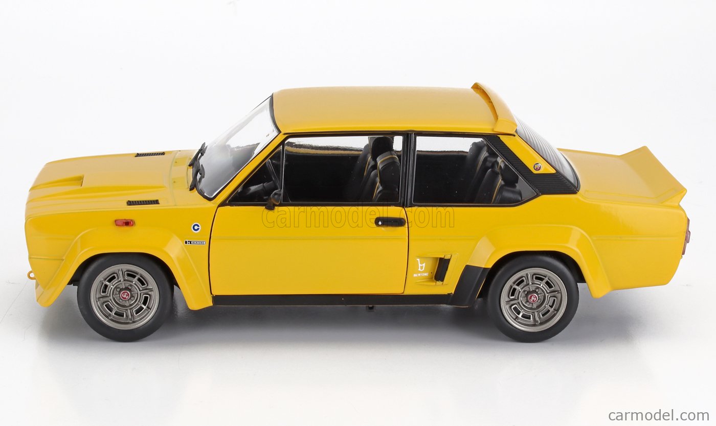 SOLIDO 1806006 Scale 1/18 | FIAT 131 ABARTH 1980 YELLOW