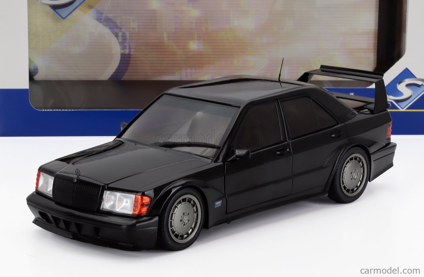 SOLIDO 1801012 Scale 1/18 | MERCEDES BENZ 190E 2.5-16 EVO2 (W201) 1990 BLACK