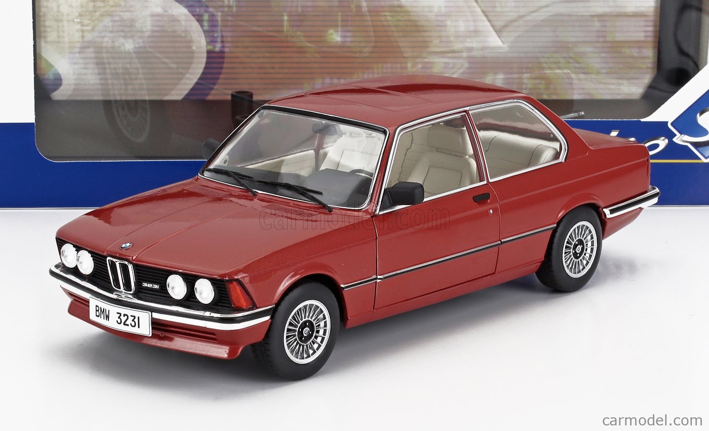 SOLIDO 1812802 Scale 1/18 | BMW 3-SERIES 323I (E21) 1980 RED MET