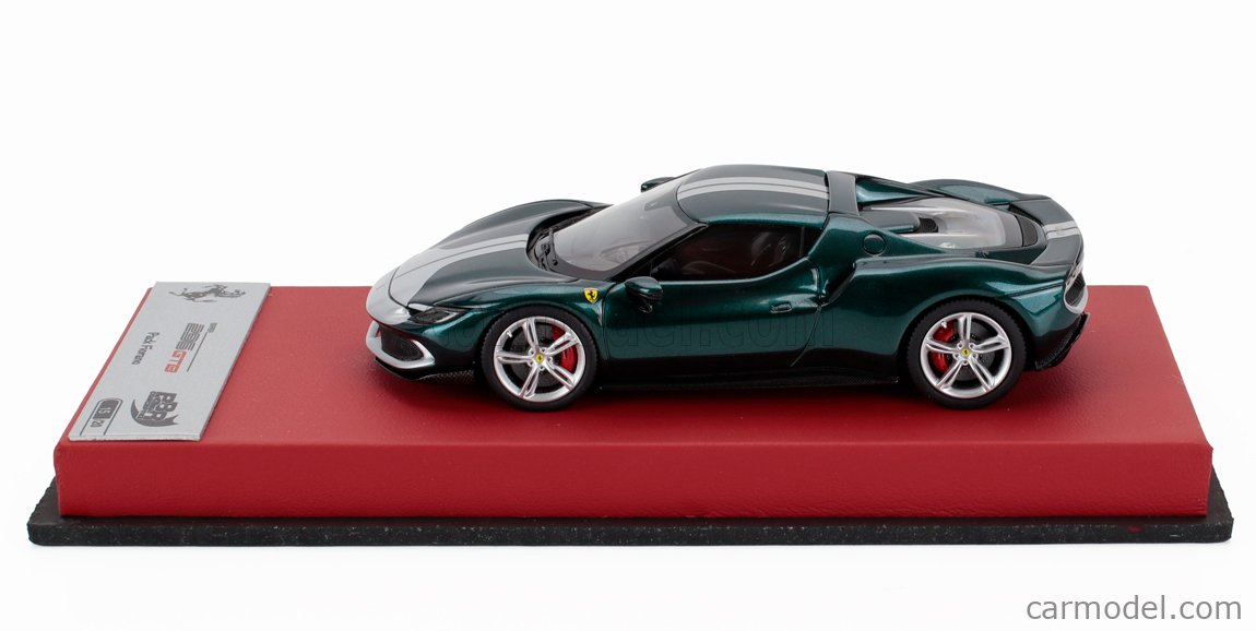 BBR-MODELS BBRC265SU11 Scale 1/43 | FERRARI 296 GTB ASSETTO FIORANO 2022 VERDE SCURO METALIZZATO ...