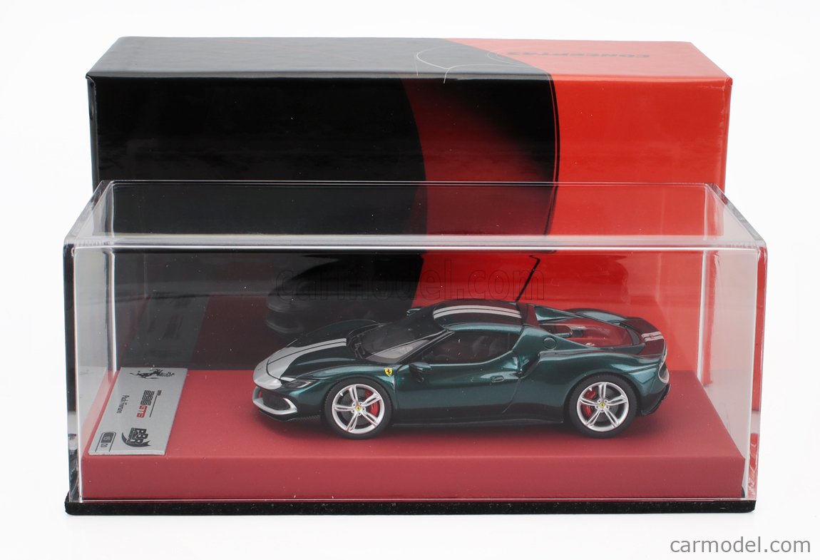 BBR-MODELS BBRC265SU11 Scale 1/43 | FERRARI 296 GTB ASSETTO FIORANO 2022 VERDE SCURO METALIZZATO ...