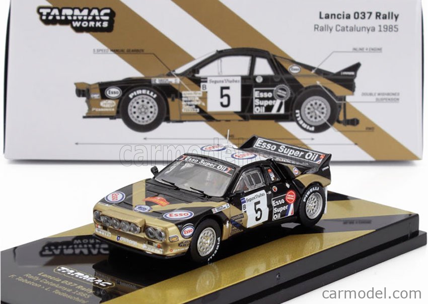 TARMAC T64P-TL002-85CAT05 Masstab: 1/64 | LANCIA 037 GRIFONE ESSO N 5 ...