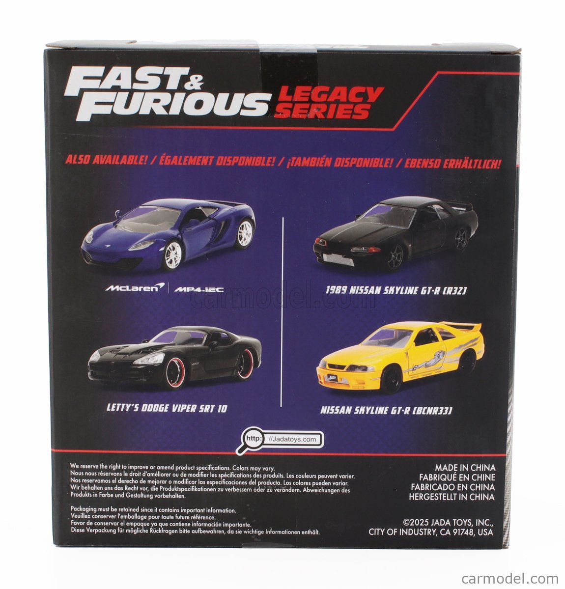 JADA 35694 Scale 1/32 | DODGE SET 2X LETTY'S VIPER SRT-10 COUPE ...
