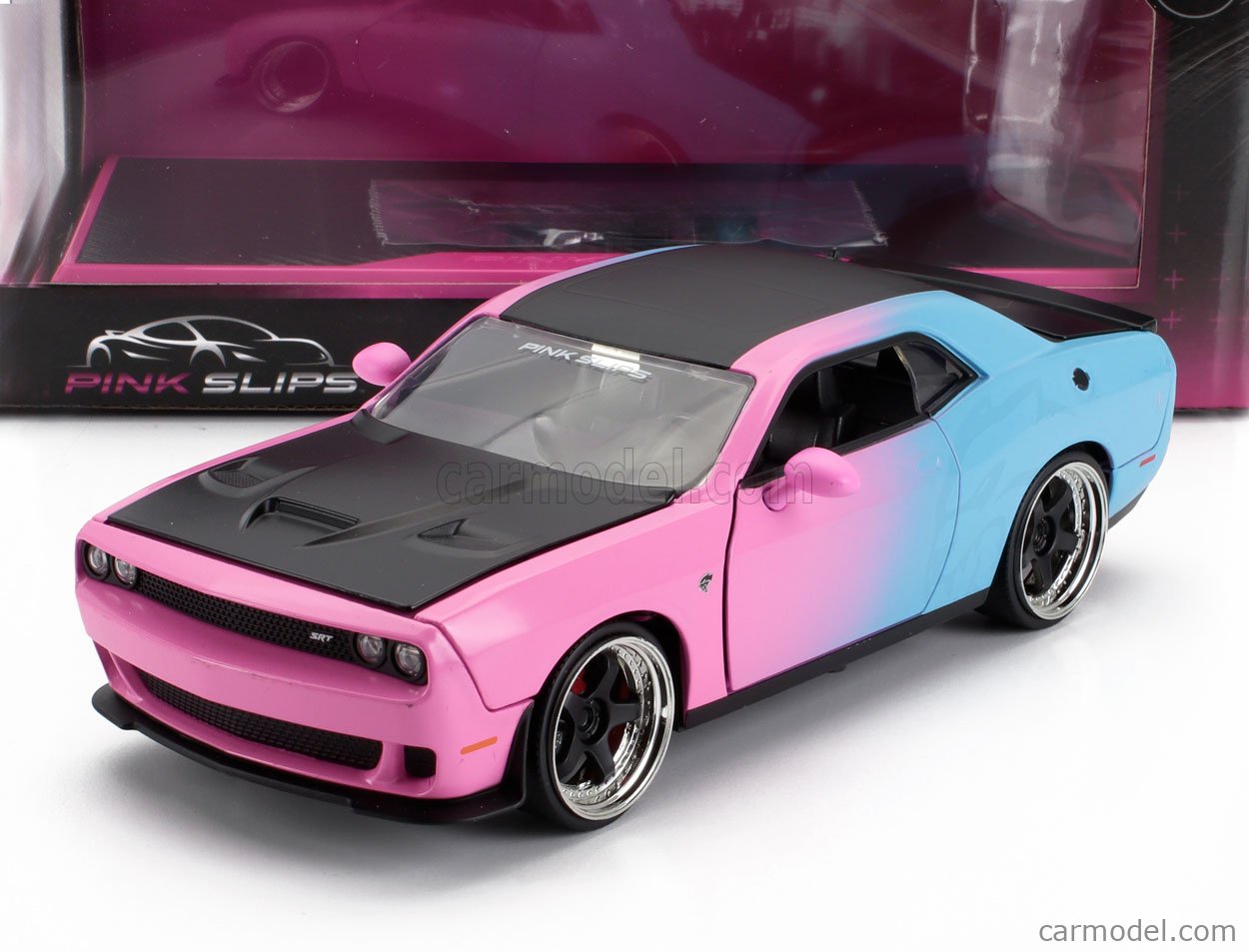 JADA 35064 Scale 1/24 | DODGE CHALLENGER SRT HELLCAT COUPE 2015 PINK ...